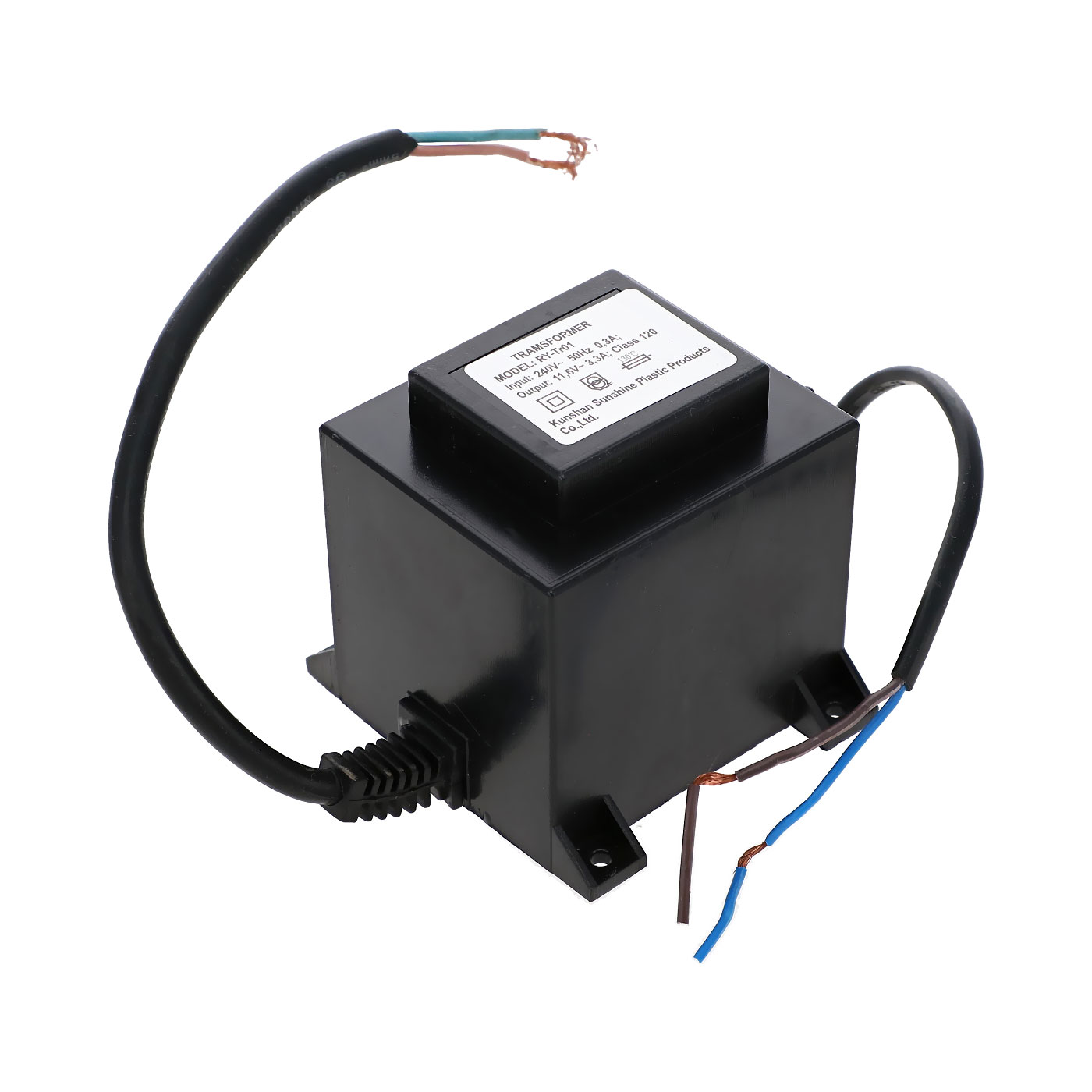 Transformer for inflatable hot tubs