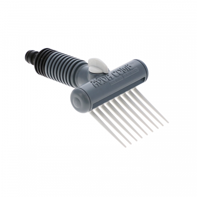 Gray AQUA-COMB filter cleaning comb