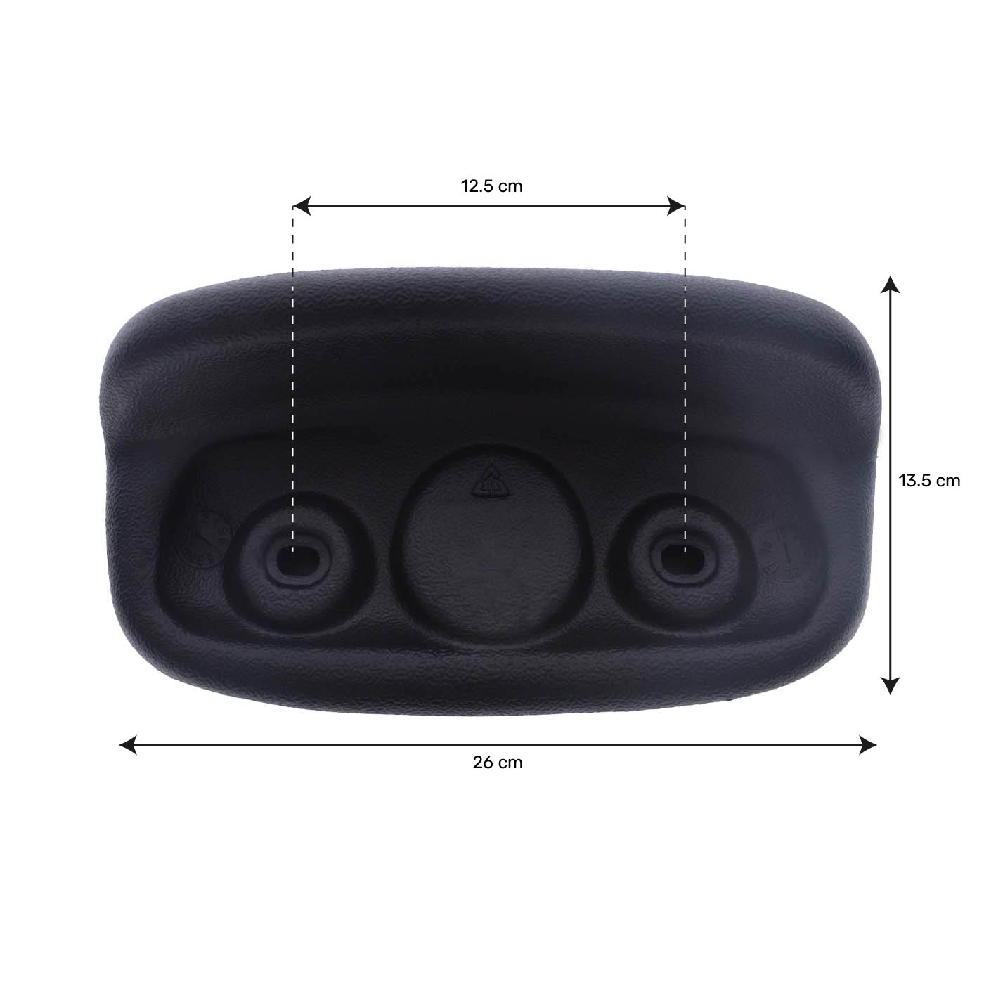 Appui-tête Boospa EVA238 pour spa Noir - Trous