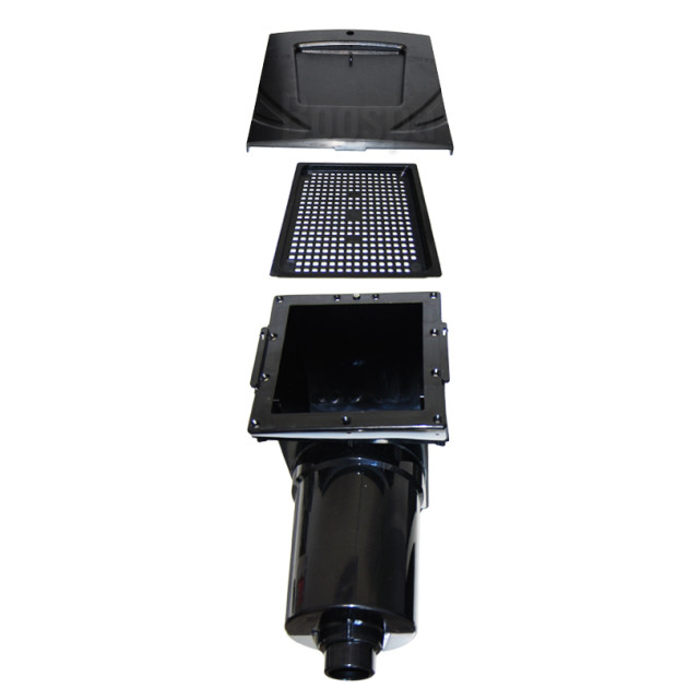Complete Black Front Skimmer with Flap