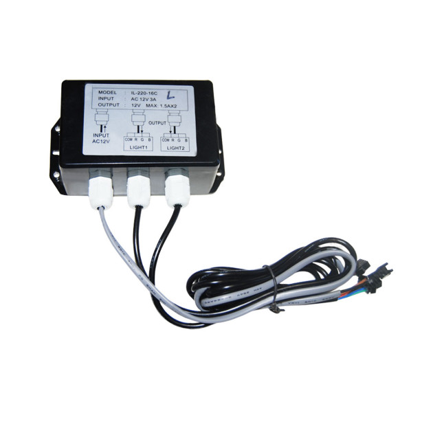 LED Connector Box 12V to RVB/RGB