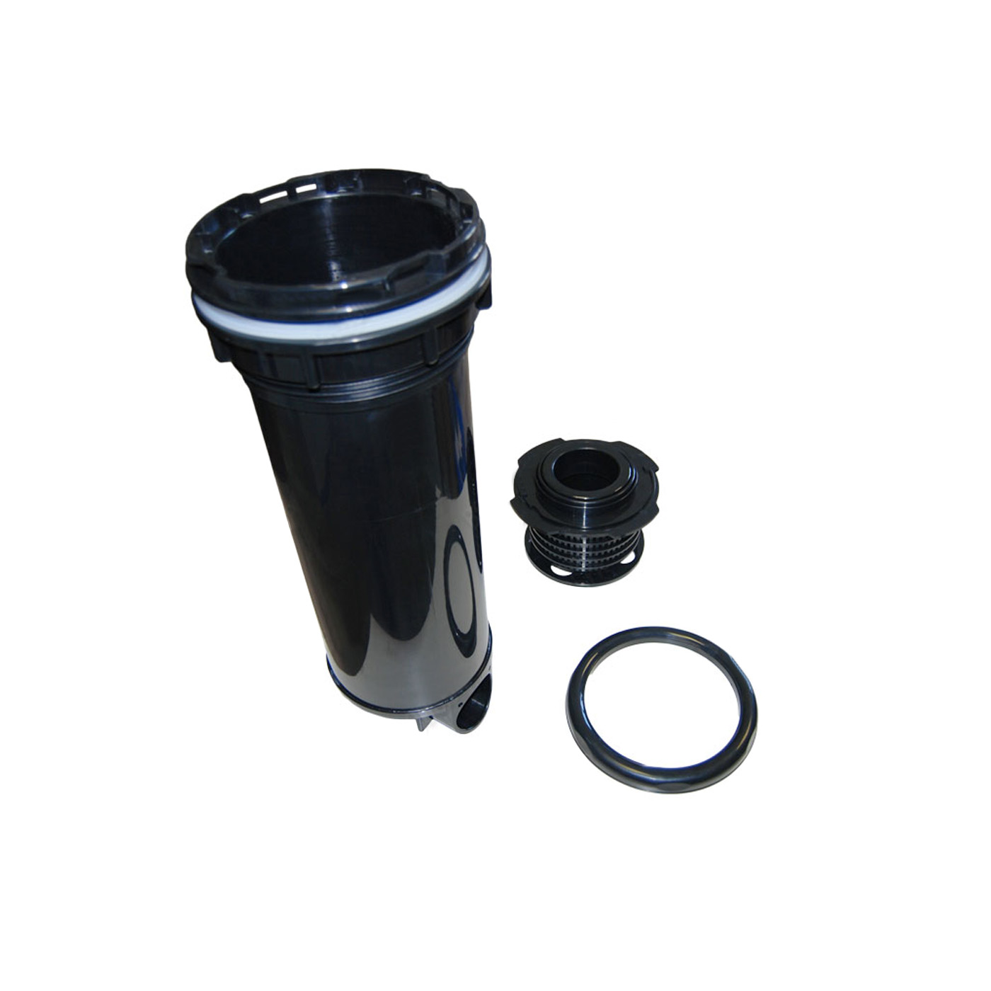 Telescopic complete skimmer for spa