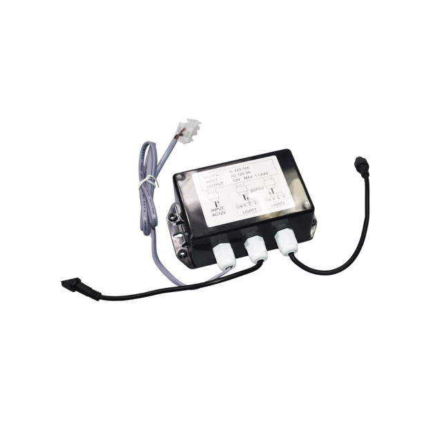 LED 12V connector box to 2 X DIN