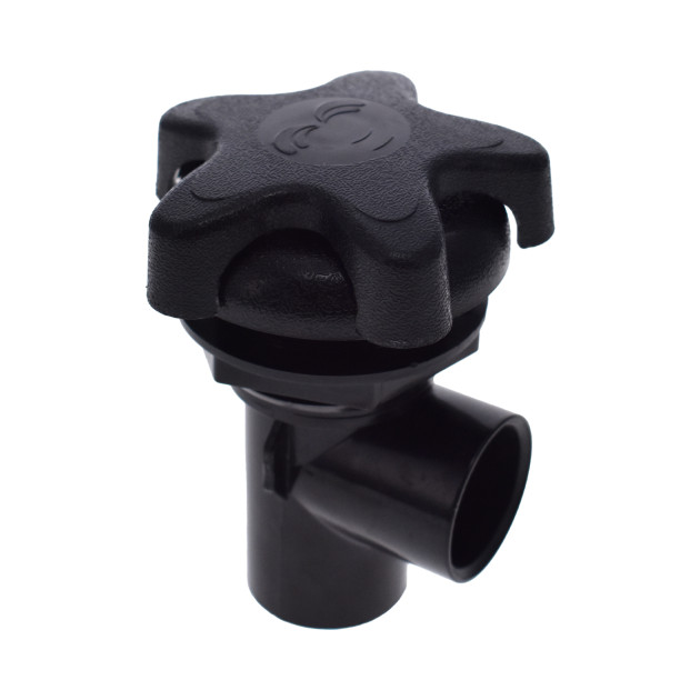 1-inch Black Cascade Regulation Valve