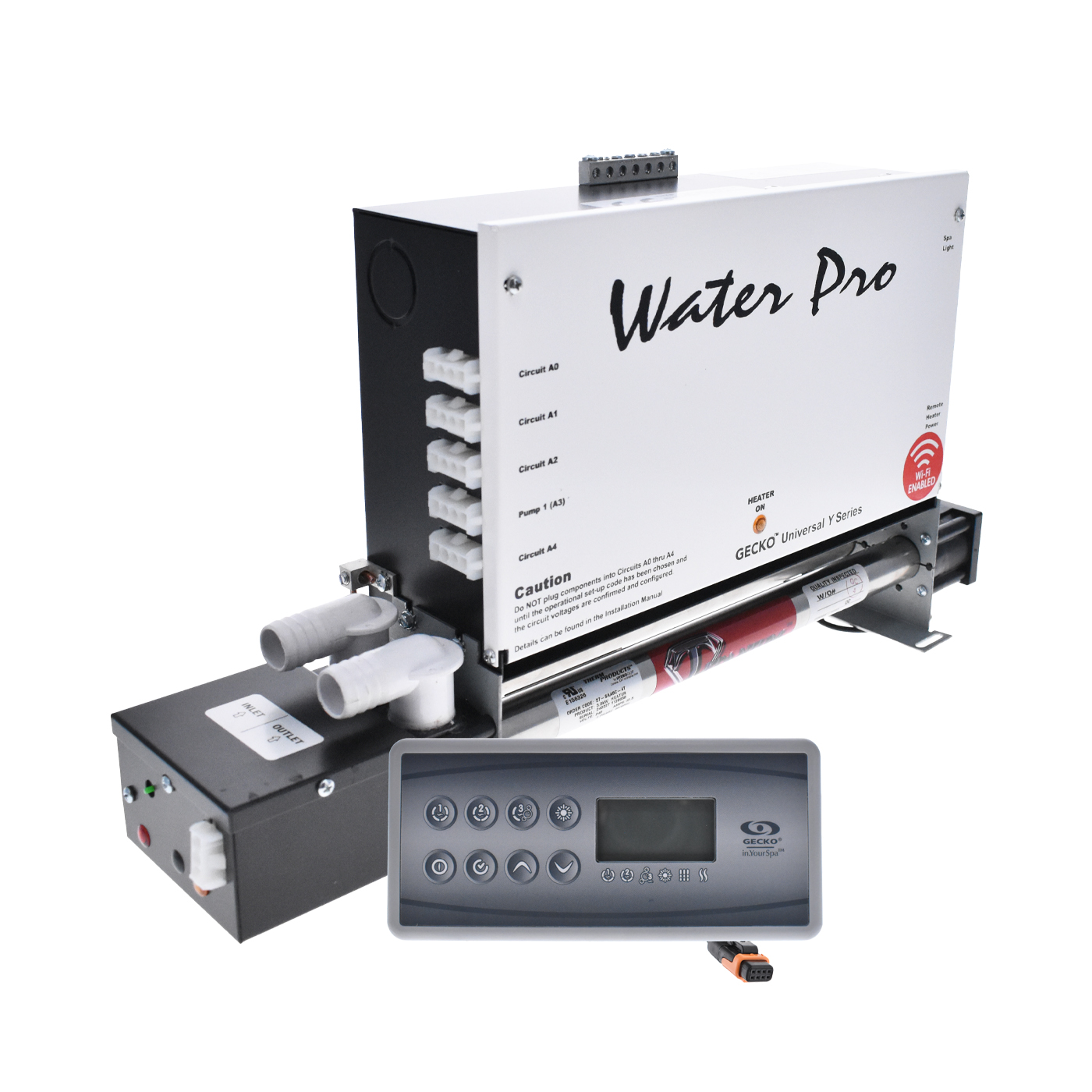 Complete system HQ Gecko YE-5 Universal Low-Flo Series + IN.K8