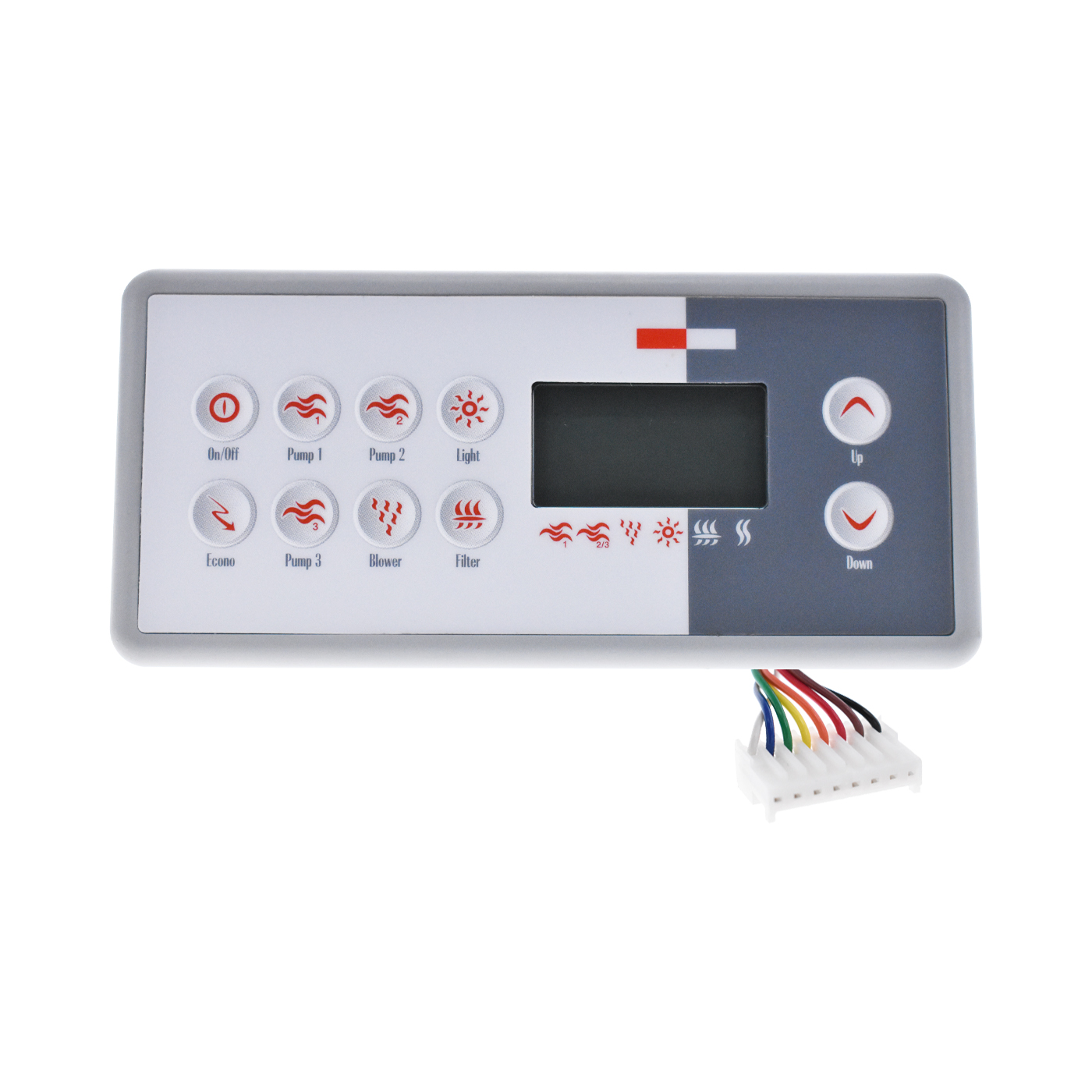 TSC-8-GE1 Control Panel 10 buttons model With overlay