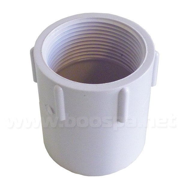 1.5-inch threaded sleeve with internal thread.