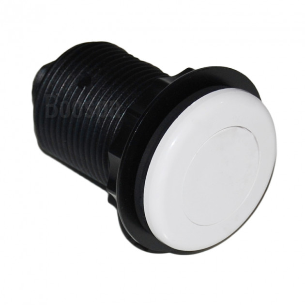 White Flat ABS Pneumatic Button